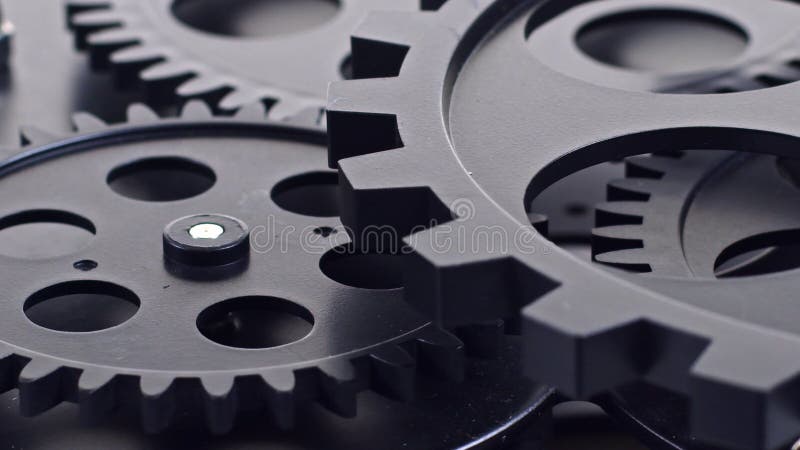 Gears Working Perfectly in Teamwork and Responsibility Stock Video ...