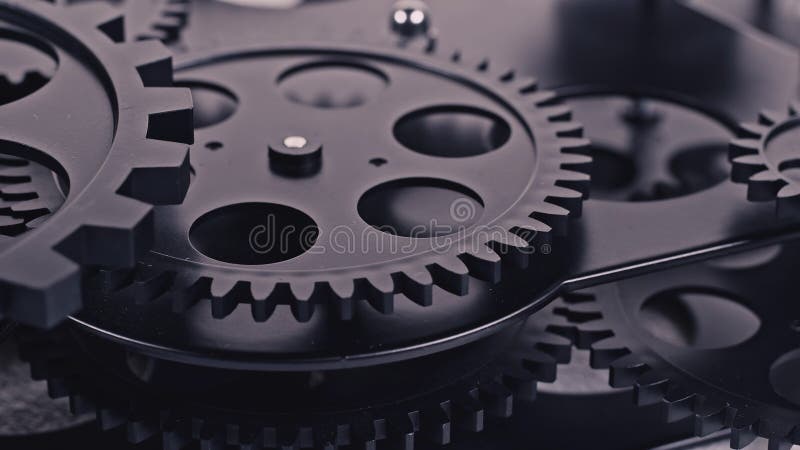 Gears Working Perfectly in Teamwork and Responsibility Stock Video ...