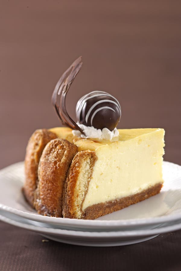 Gebakken Kaastaart Tiramisu Stock Afbeelding - Image of kaas, poeder ...