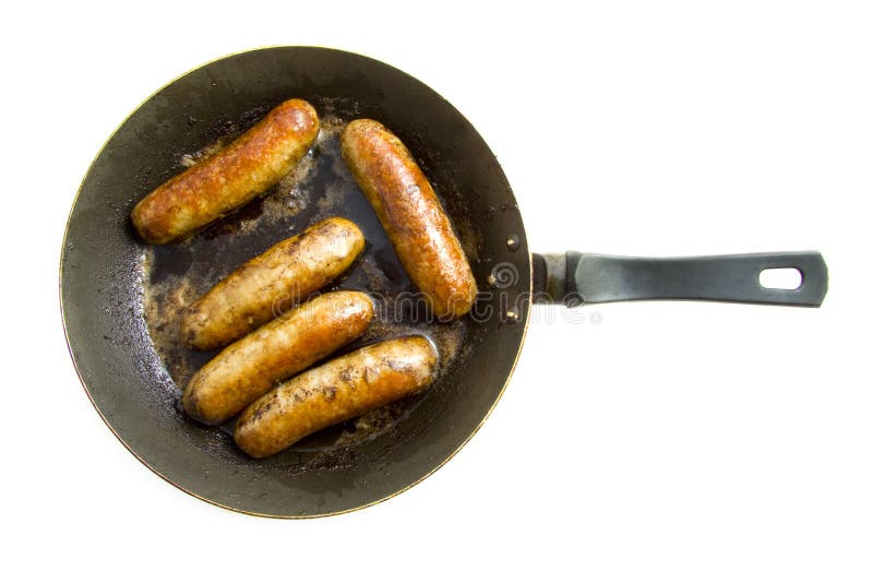 Gebakken worst stock foto. Image of worst, duits, voedsel - 14766820