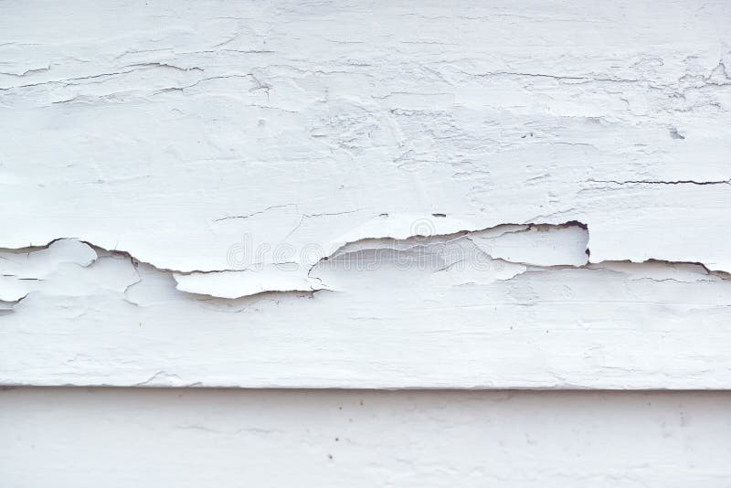 Gebarsten Witte Verf Op Plankoppervlakte Stock Afbeelding - Image of ...