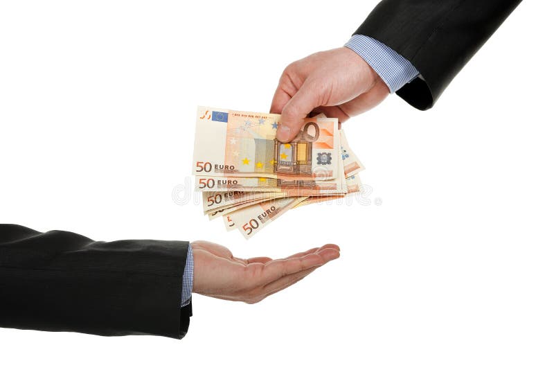 Geben des Geldes stockfoto. Bild von angebot, finanzierung - 5124696