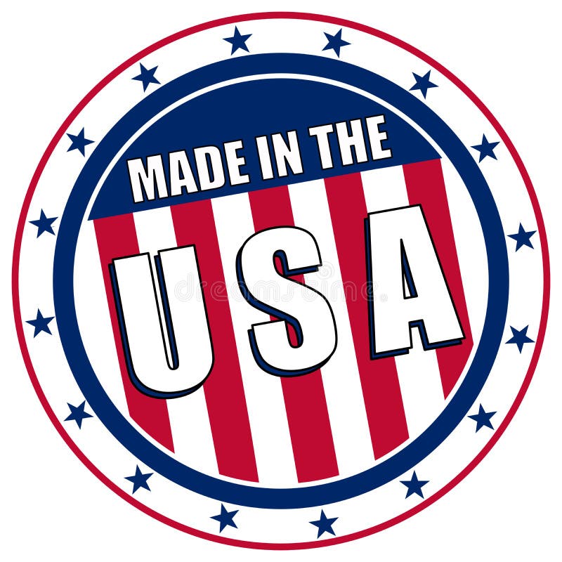 Gebildet im USA-Schild vektor abbildung. Illustration von gebildet ...