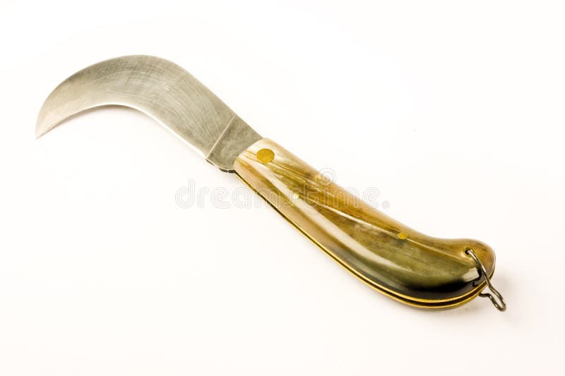 Gebogenes Messer stockbild. Bild von scharf, handwerker - 31836257