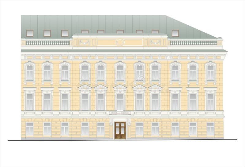 Gebouwen En Structuren Van De Vroege En Medio 20ste Eeuw Stock ...