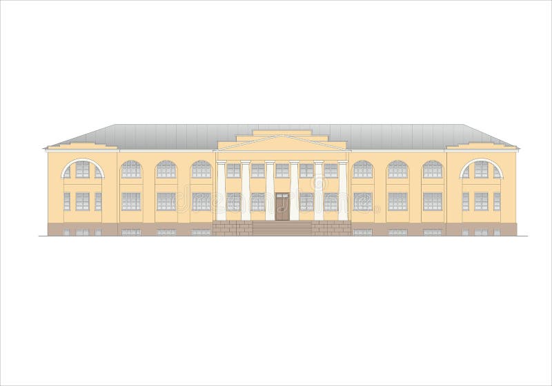 Gebouwen En Structuren Van De Vroege En Medio 20ste Eeuw Stock ...