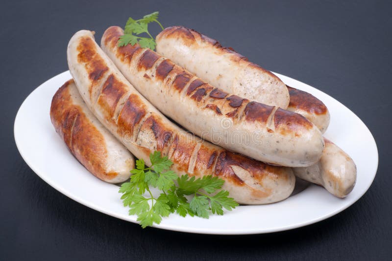 Gebraden worst met lam stock foto. Image of barbecue - 30868216