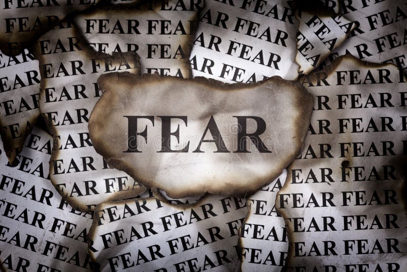 Gebrannte Furcht stockfoto. Bild von furcht, phobie, angst - 70501862