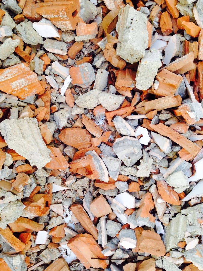 Gebroken baksteen stock afbeelding. Image of textuur - 54208387