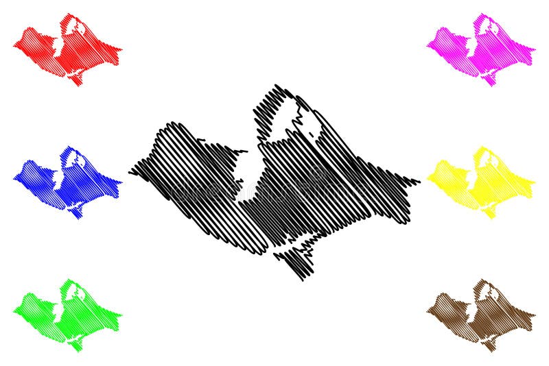 Gebze City Republic of Turkey, Marmara Region Map Vector Illustration ...