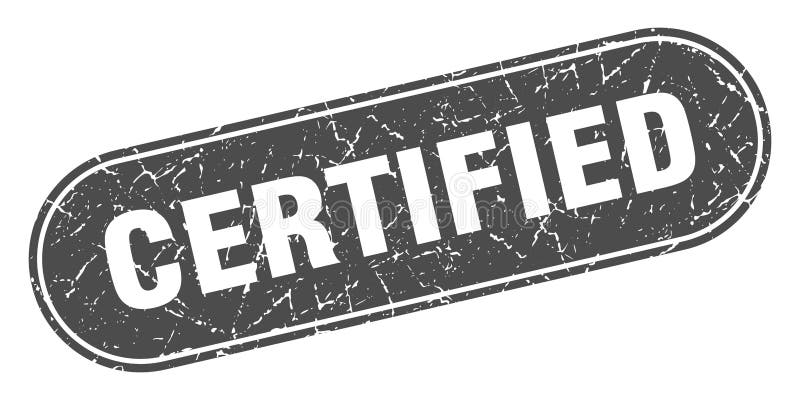 Iso-gecertificeerd Teken Ronde-lintlabel Set Zegel Vector Illustratie ...