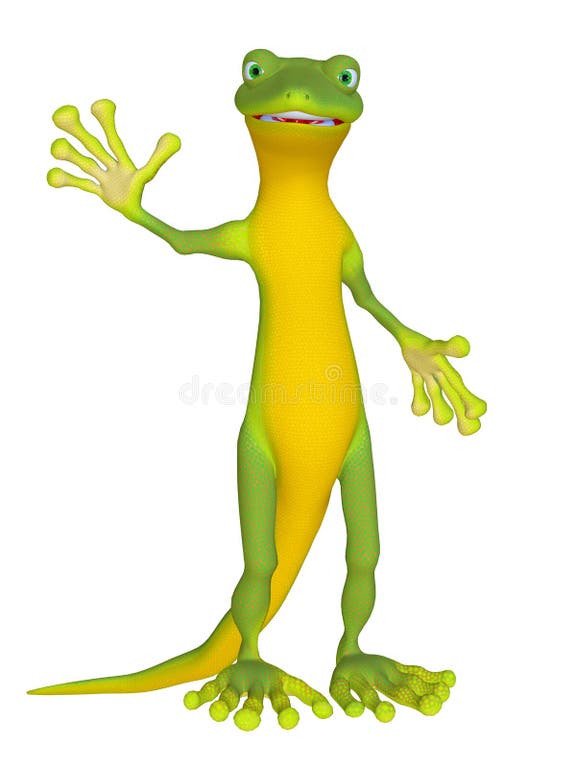 Gecko stock illustration. Illustration of desert, character - 46180304