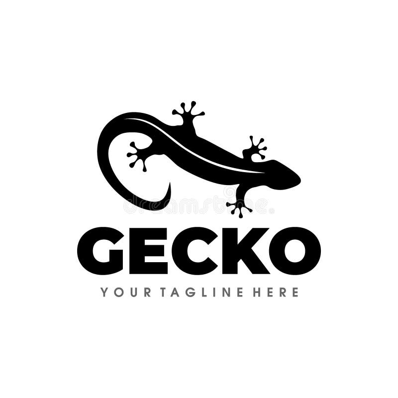 Gecko Logo Design Vector Illustration Stock Vector - Illustration of ...