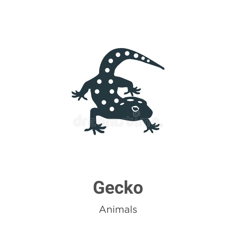Gecko icon stock vector. Illustration of animal, drawing - 32809471