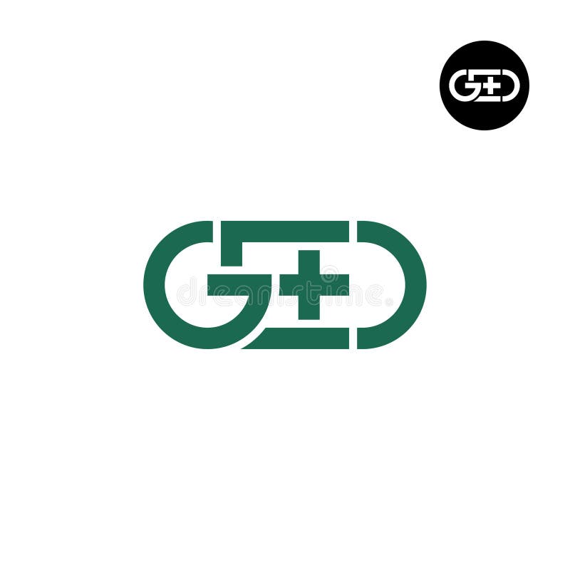 GED Logo Letter Monogram Design Stock Vector - Illustration of ...