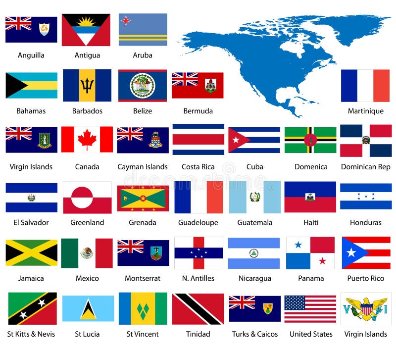 Officiële Vlaggen Van De Wereld Vector Illustratie - Illustration of ...