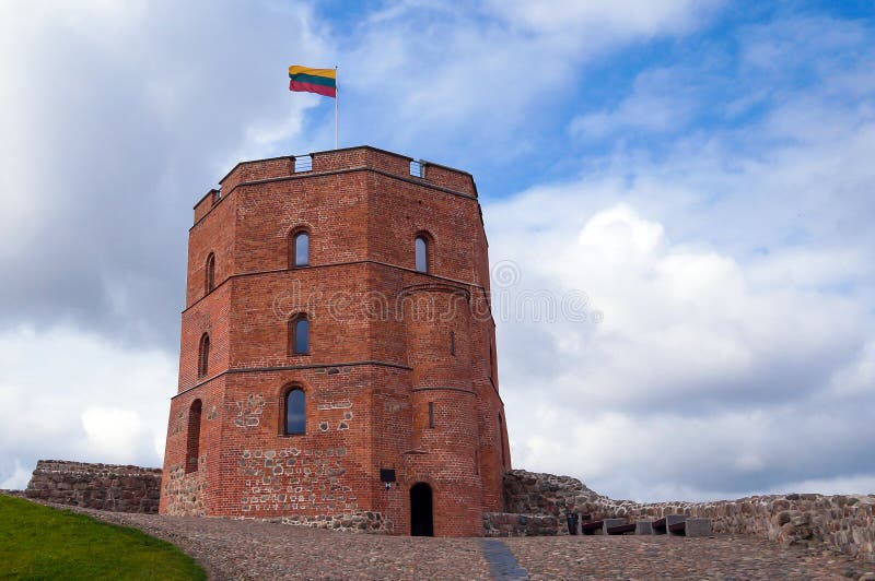 Gediminas Tower. Vilnius, Lithuania Stock Photo - Image of gediminas ...