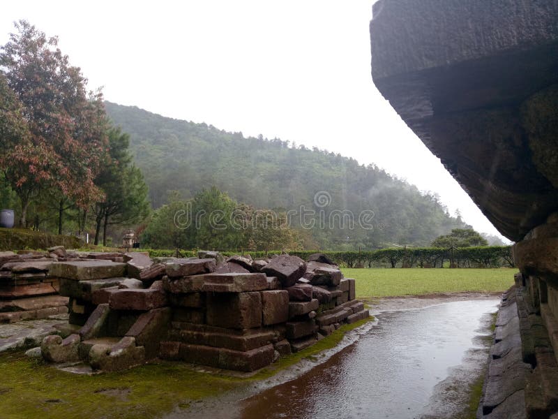 Gedong Songo Temple Complex Stock Image - Image of asia, destination ...
