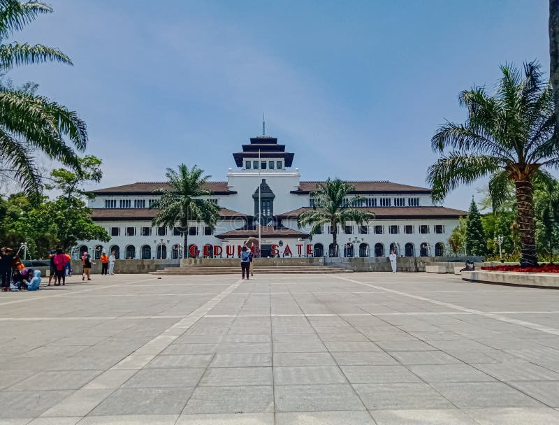 Gedung Sate editorial image. Image of neighbourhood - 231747945