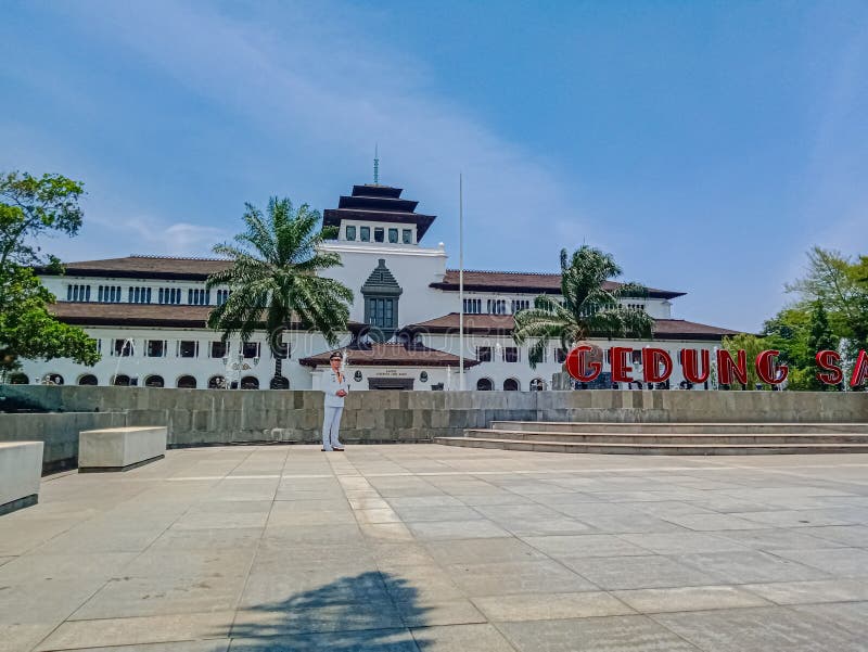 Gedung Sate editorial image. Image of downtown, sate - 231747930
