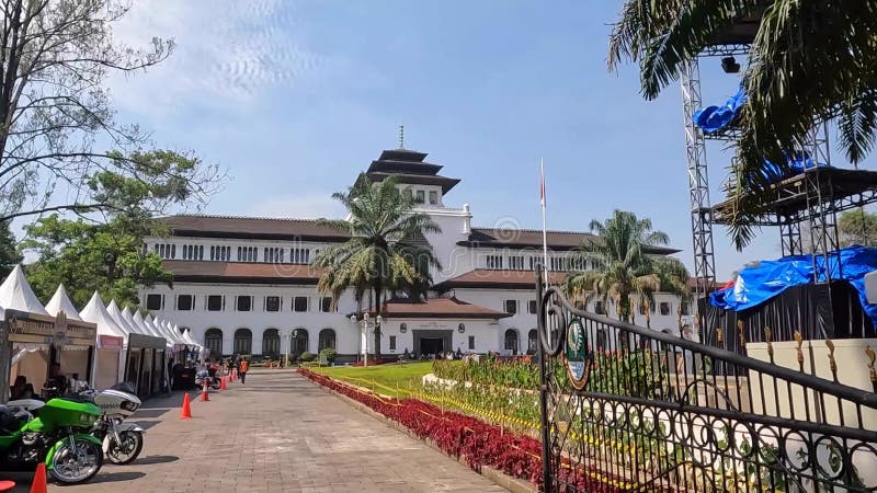 Gedung Sate or the Satay Building in Bandung, West Java, Indonesia ...