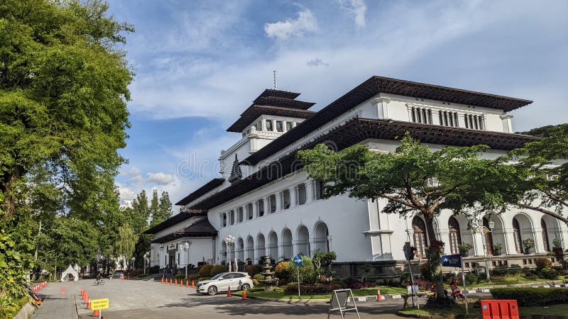 Gedung Sate Town Bandung City Editorial Stock Photo - Image of bandung ...