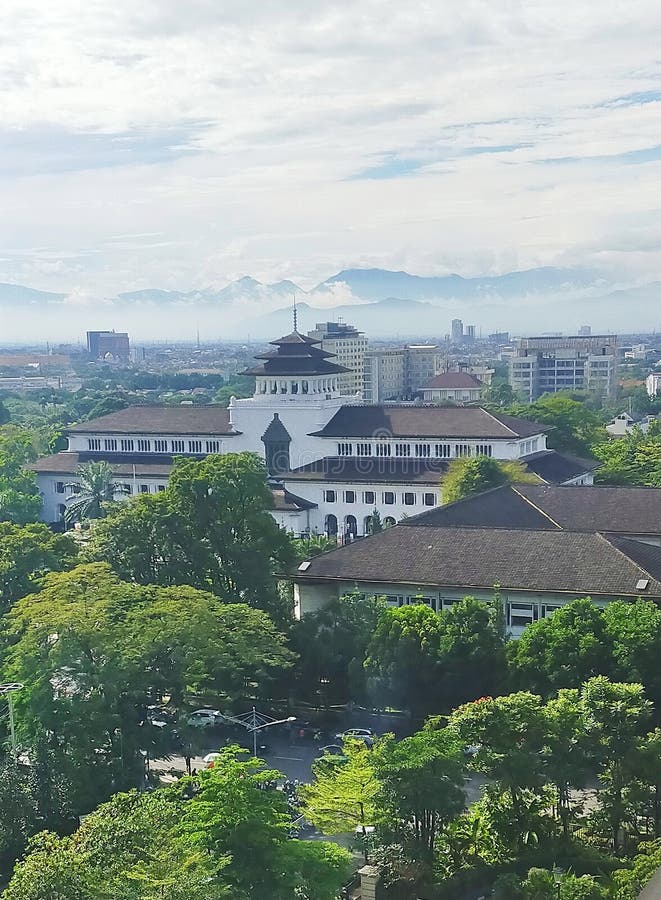 Gedung Sate, West Java, Indonesia Stock Image - Image of panorama ...