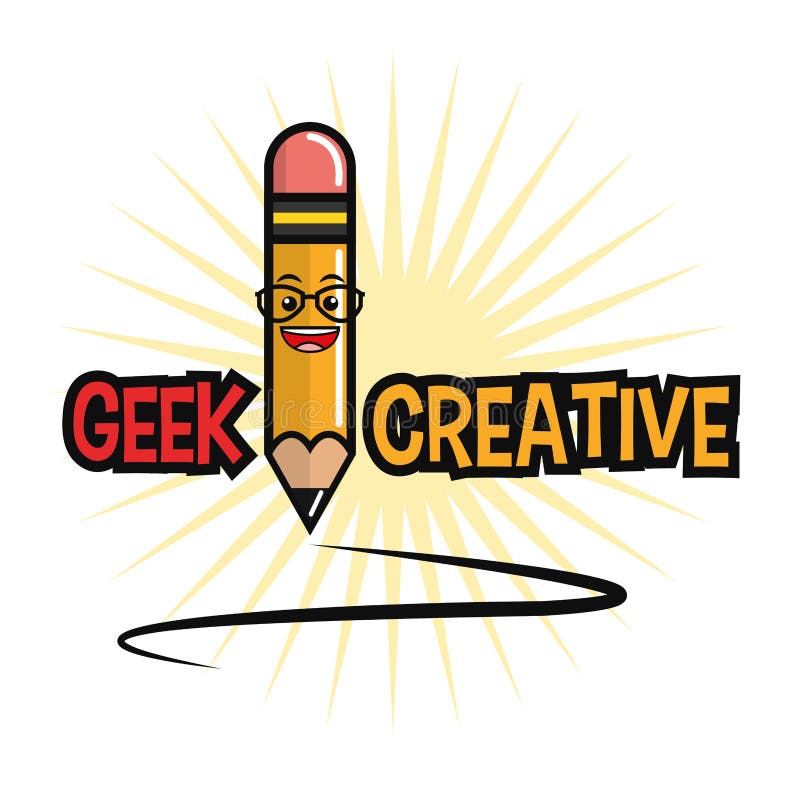 Geek Design, Identity Concept, Vector Illustration Stock Vector ...