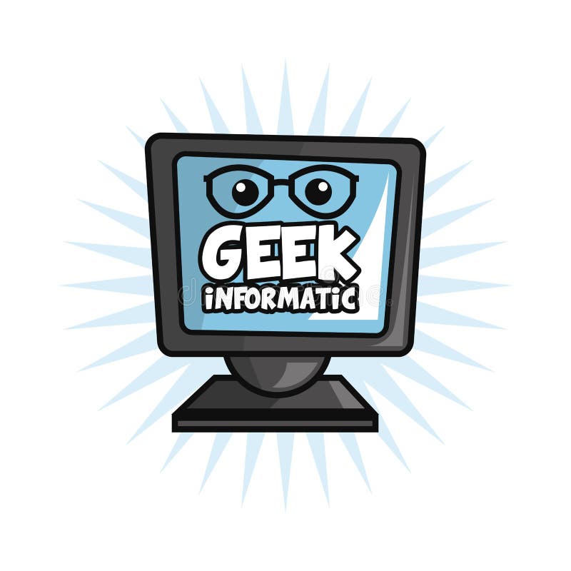 Geek Design, Identity Concept, Vector Illustration Stock Vector ...