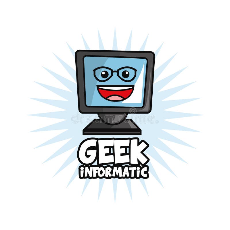 Geek Design, Identity Concept, Vector Illustration Stock Vector ...