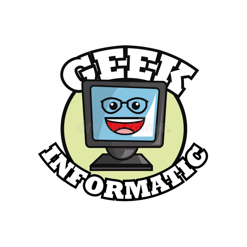 Geek Design, Identity Concept, Vector Illustration Stock Vector ...