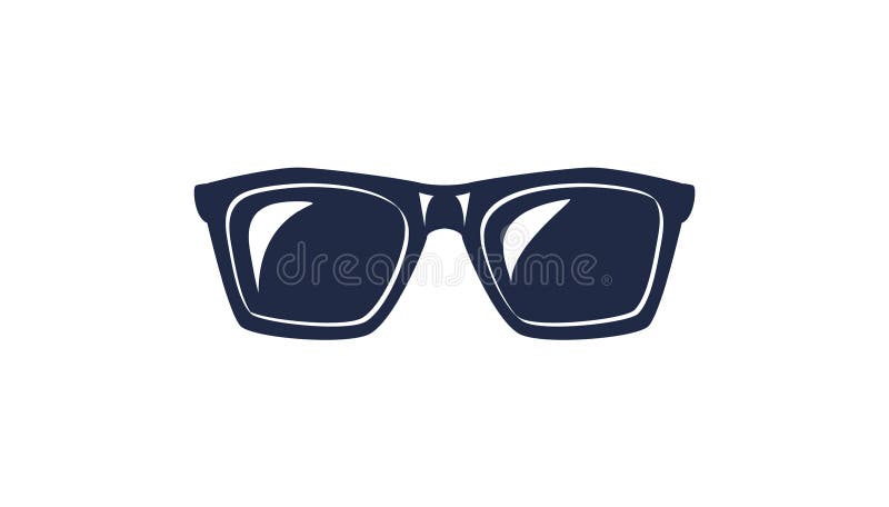 Geek Glasses Isolated Vector Icon Stock Vector - Illustration of geek ...