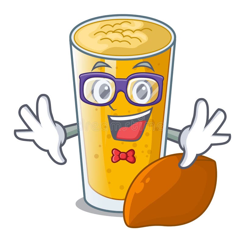 Geek Lassi Mango in a Cartoon Bottle Stock Vector - Illustration of ...