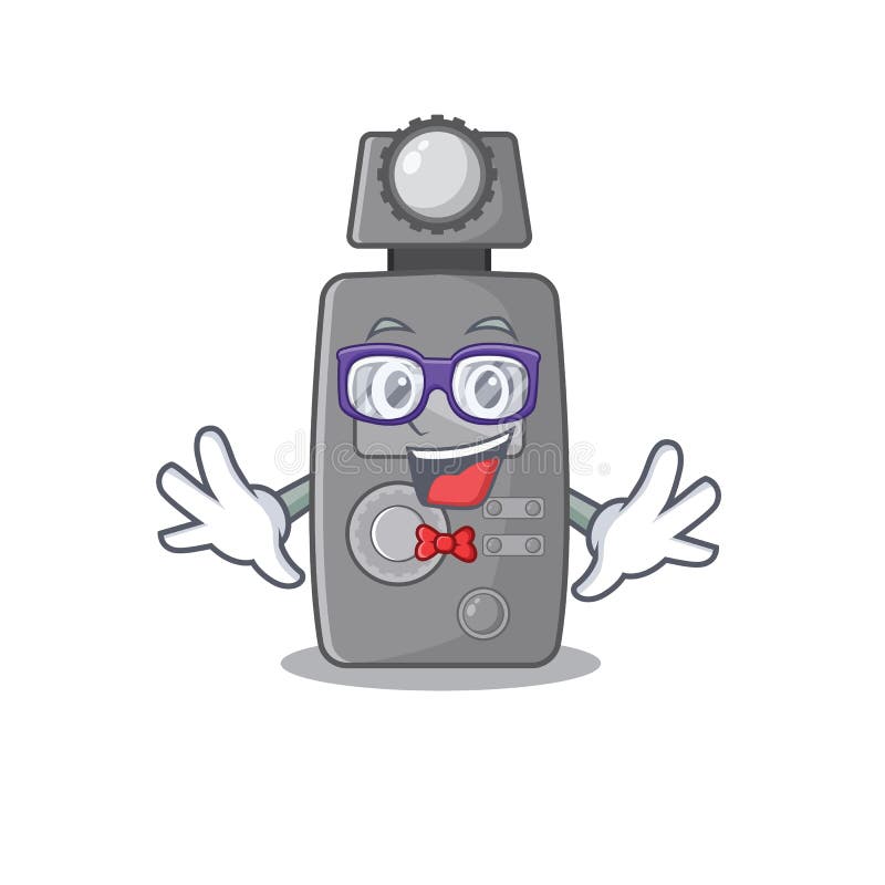 Geek Light Meter Isolated with the Cartoon Stock Vector - Illustration ...