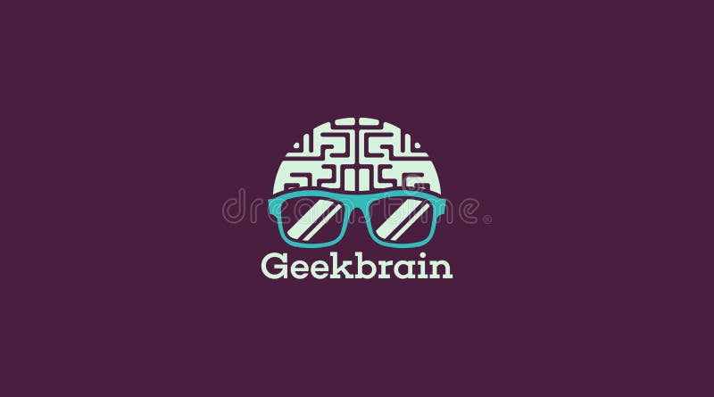 Geek Logo Design Template Vector Stock Vector - Illustration of modern ...