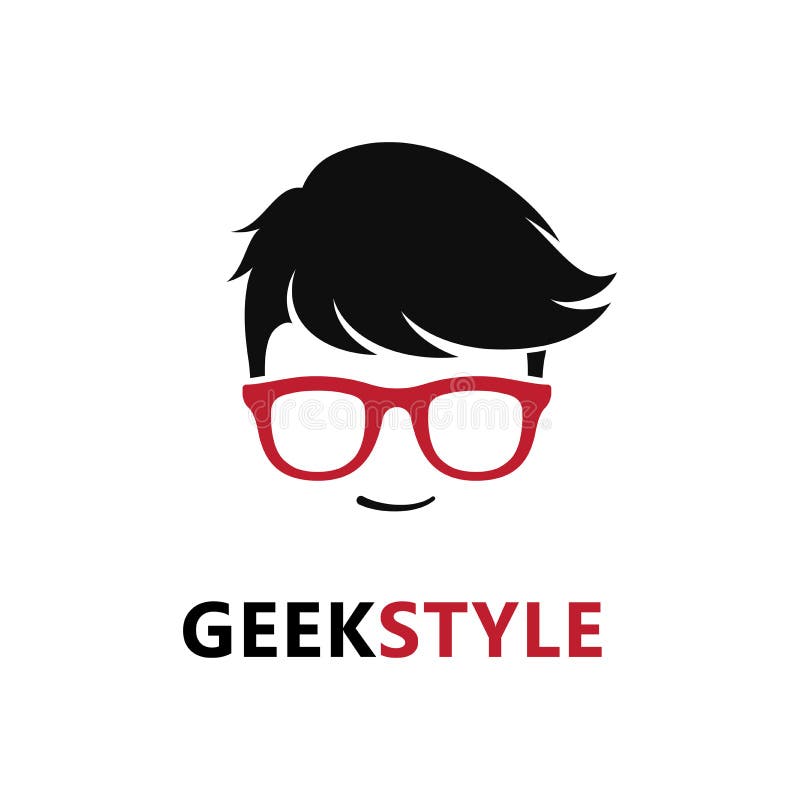 Geek Logo Icon Vector Design Illustration Stock Vector - Illustration ...