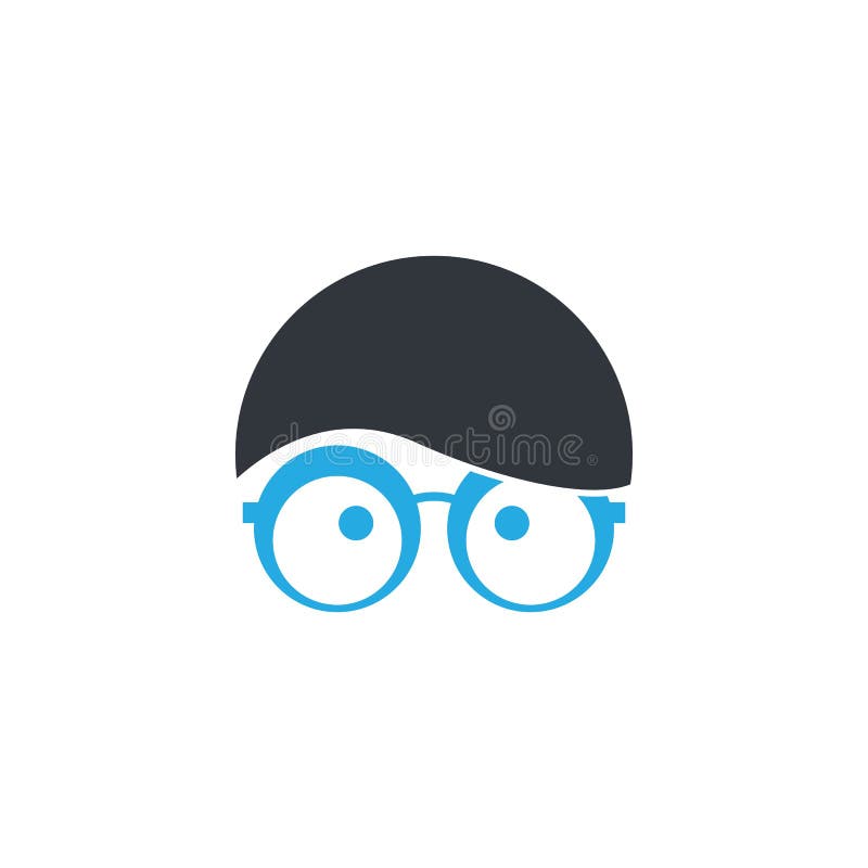 Geek Logo Template Vector Icon Stock Vector - Illustration of science ...