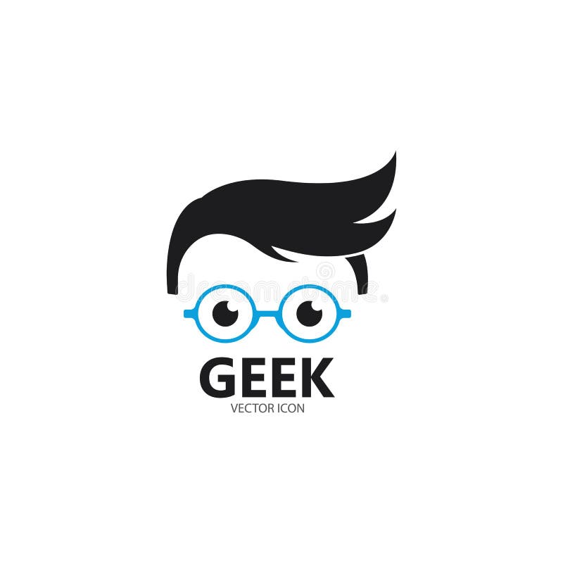 Geek Logo,Vector Logo stock vector. Illustration of concept - 154154927