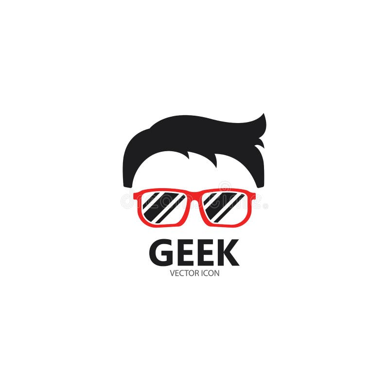 Geek Logo,Vector Logo stock vector. Illustration of concept - 154154927