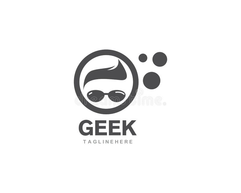 Geek Logo vector stock vector. Illustration of people - 139035154