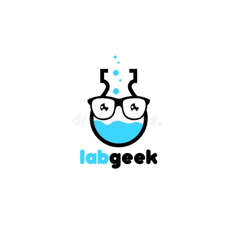 Geek Logo Vector Template. Geek Logo Character Stock Vector ...