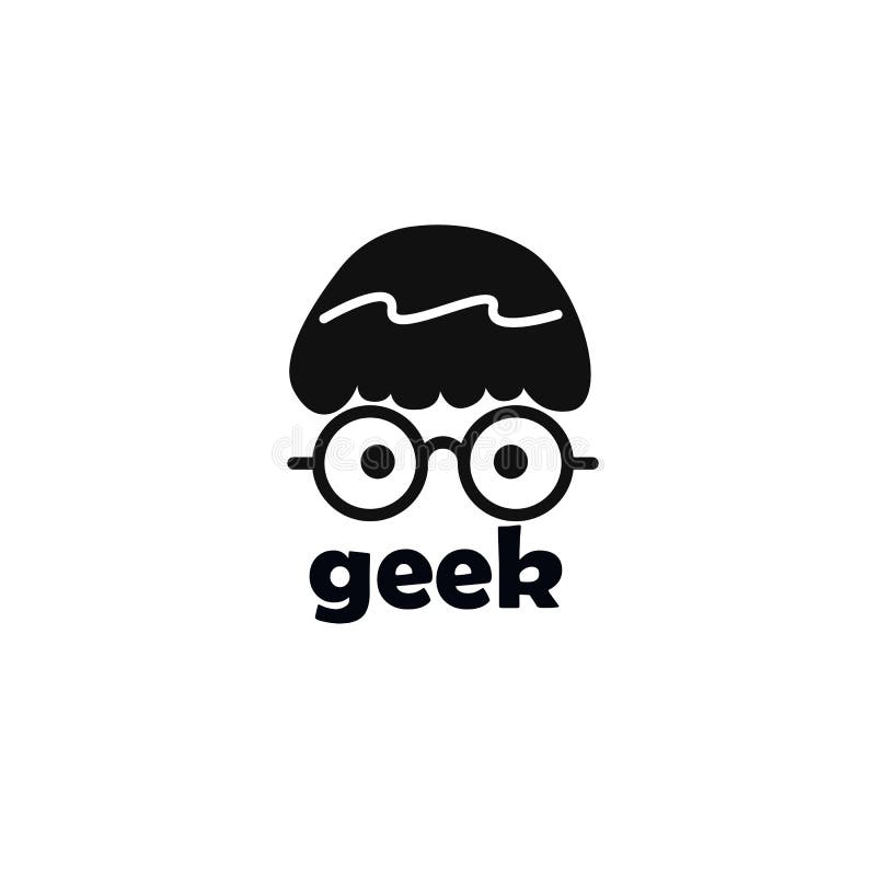 Geek Logo Vector Template. Geek Logo Character Stock Illustration ...