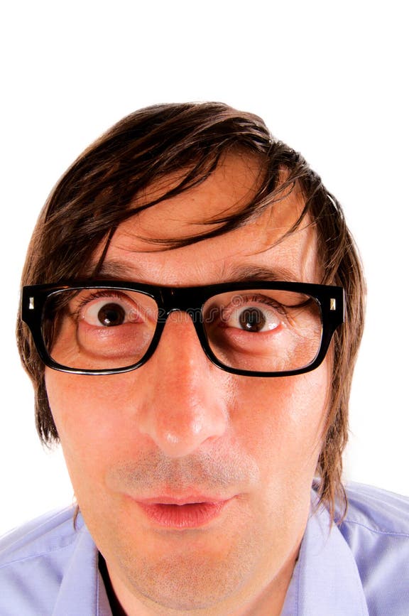 Geek man stock photo. Image of person, professor, comical - 25760302