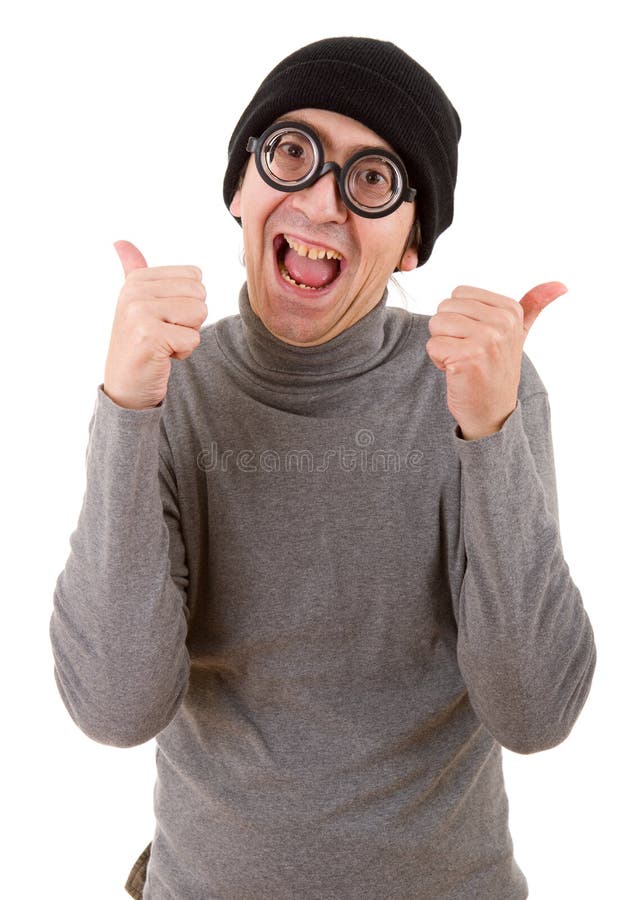 Geek man stock image. Image of style, thinking, facial - 103597149