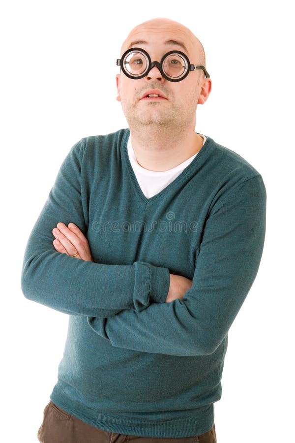 Geek man stock photo. Image of standing, expression, eccentric - 54717782