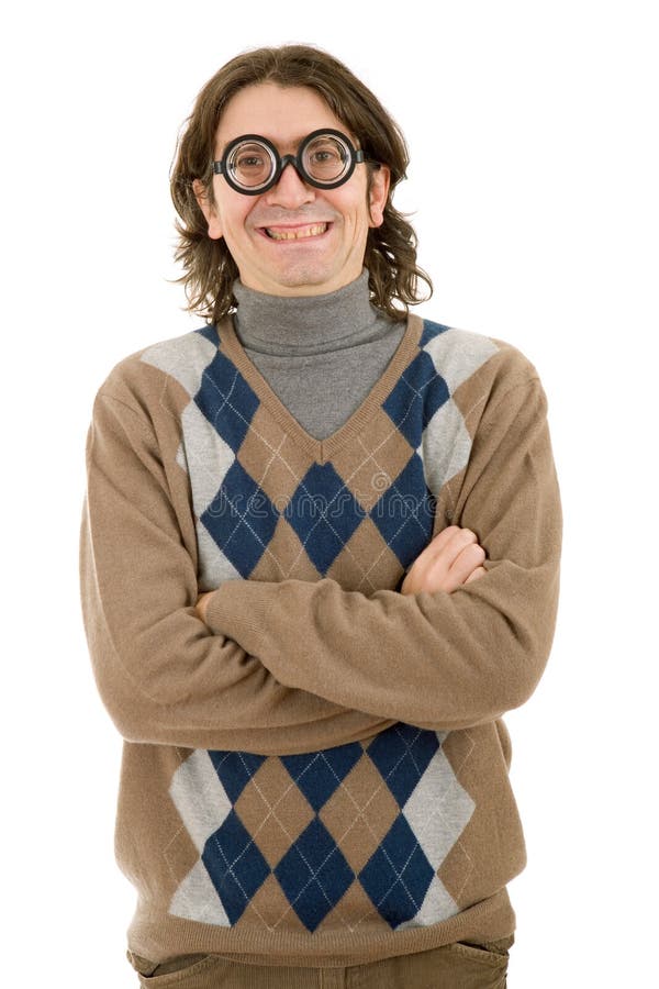 Geek man stock image. Image of nerd, fashion, eccentric - 83420221