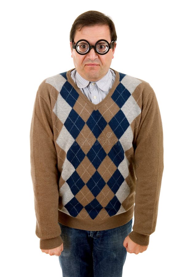 Geek man stock photo. Image of expression, hilarious - 74327346