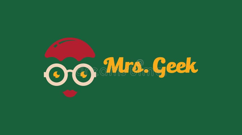 Geek People Logo Template. Creative and Unique Geek Logo Concept Stock ...