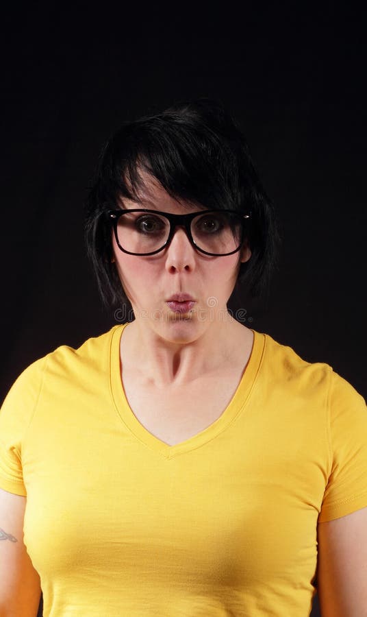 Geek Power stock image. Image of portrait, spectacles - 26475807