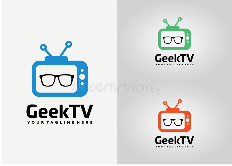 Geek Shop Logo Design Template Stock Vector - Illustration of agent ...